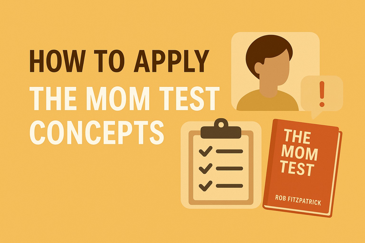 How to Apply The Mom Test to Validate Your Startup Idea the Right Way ...