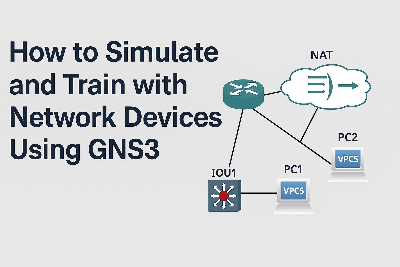 How to Simulate and Train with Network Devices Using GNS3 - Simplico