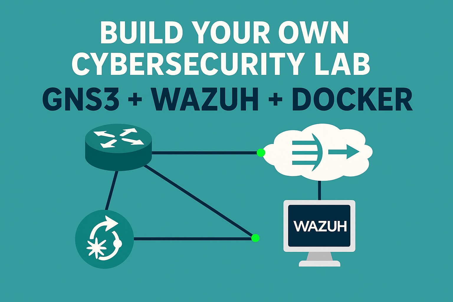Build Your Own Cybersecurity Lab with GNS3 + Wazuh + Docker: Train, Detect, and Defend in One ...
