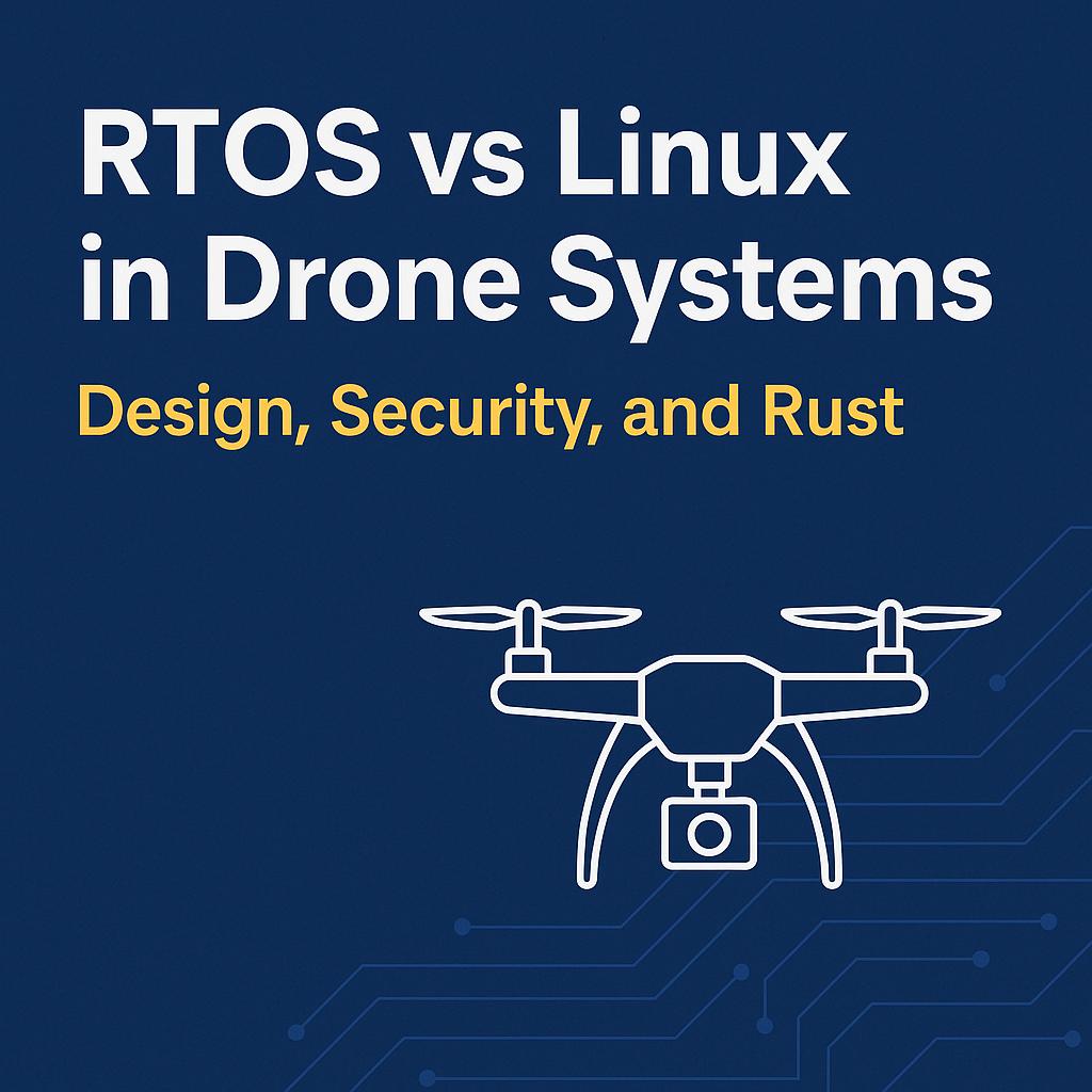 RTOS vs Linux in Drone Systems: Modern Design, Security, and Rust for Next-Gen Drones - Simplico
