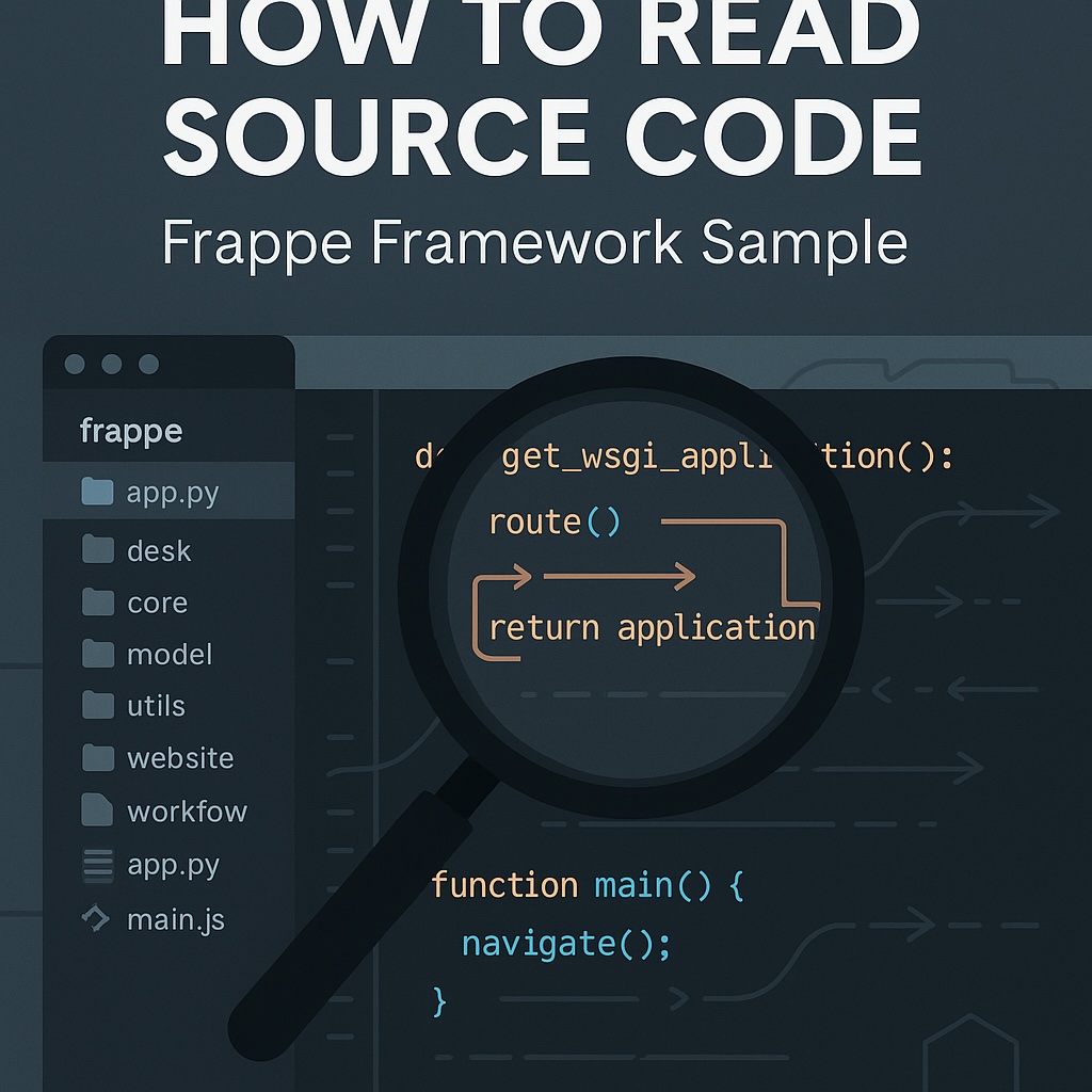 How to Read Source Code: Frappe Framework Sample - Simplico