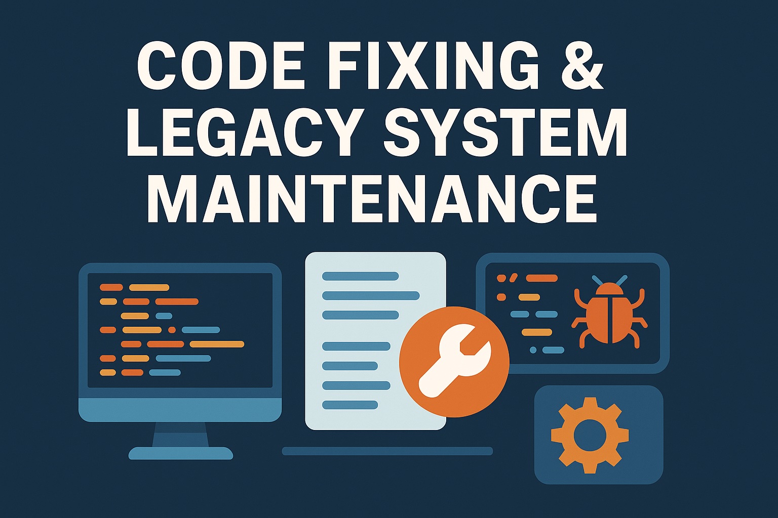 Code Fixing & Legacy System Maintenance — Keep Your Business Running Smoothly with Simplico ...