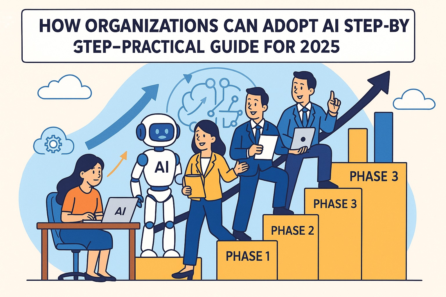 How Organizations Can Adopt AI Step-by-Step — Practical Guide for 2025 - Simplico