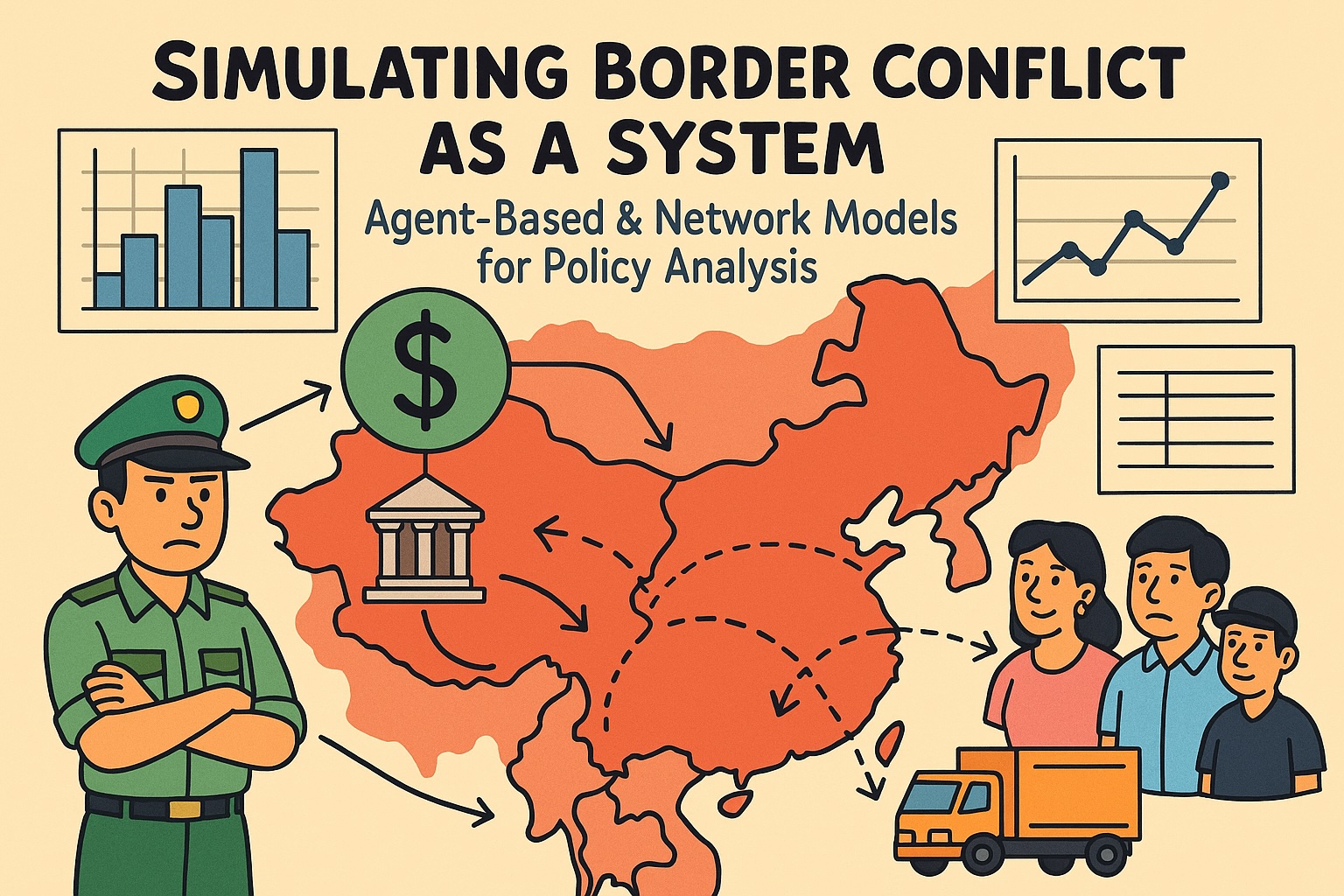 Simulating Border Conflict and Proxy War - Simplico