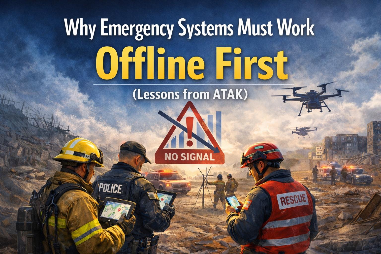 Why Emergency Systems Must Work Offline First (Lessons from ATAK ...