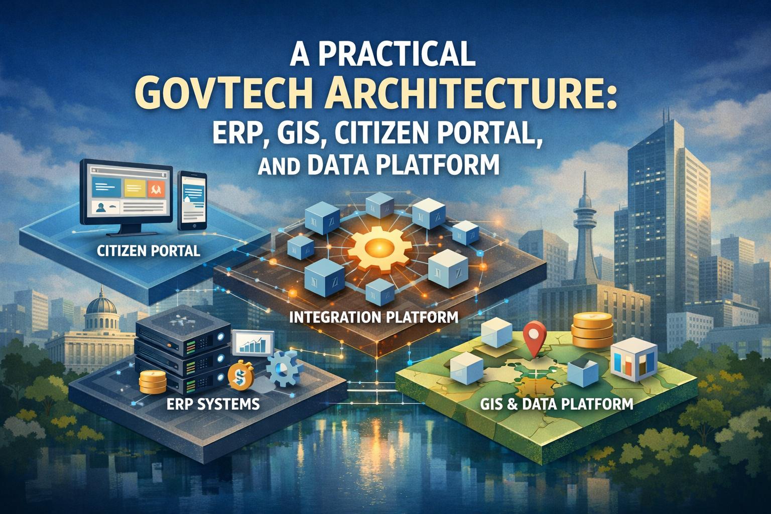 A Practical GovTech Architecture: ERP, GIS, Citizen Portal, and Data ...