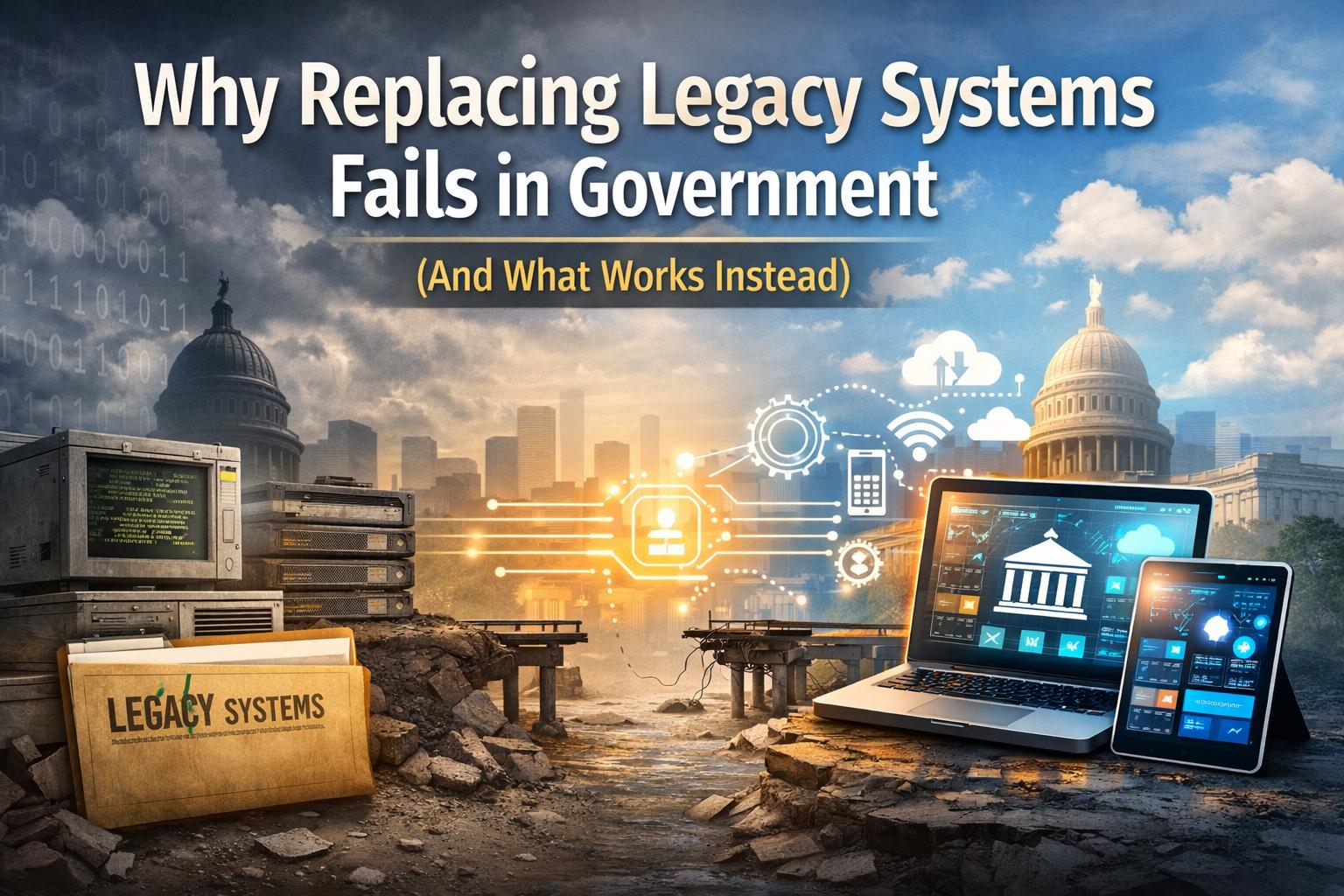 Why Replacing Legacy Systems Fails in Government (And What Works ...